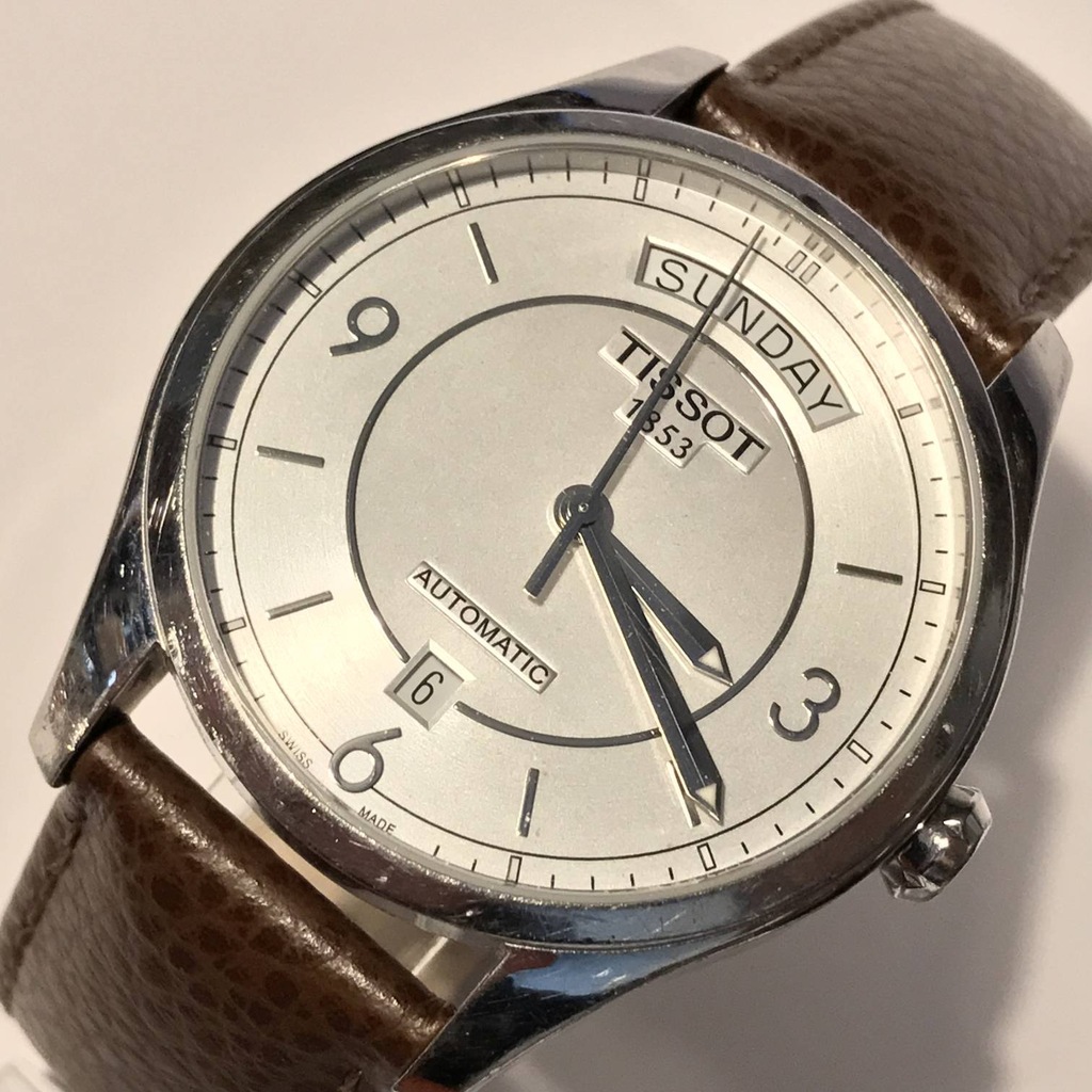 TISSOT T-ONE Automat T038.430 Zegarek męski PASEK - 7316512912 ...