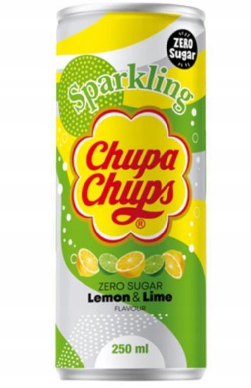 Napój Chupa Chups Zero Sugar Lemon Lime 250ml - 13140221606 - oficjalne ...