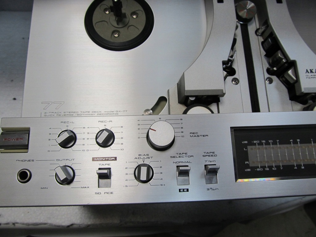 MAGNETOFON SZPULOWY AKAI GX-77 - NR A101 - 12769400861 - oficjalne archiwum Allegro