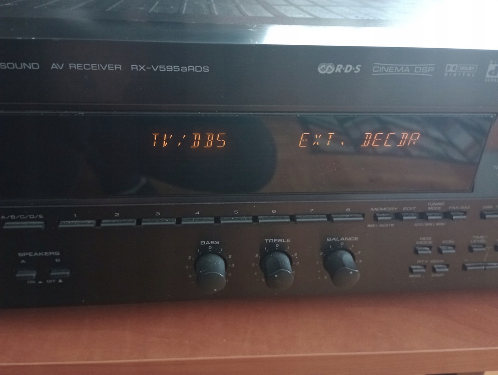 YAMAHA Receiver RX-V595aRDS 5 kanałowy amplituner - 13501767882 - oficjalne archiwum Allegro