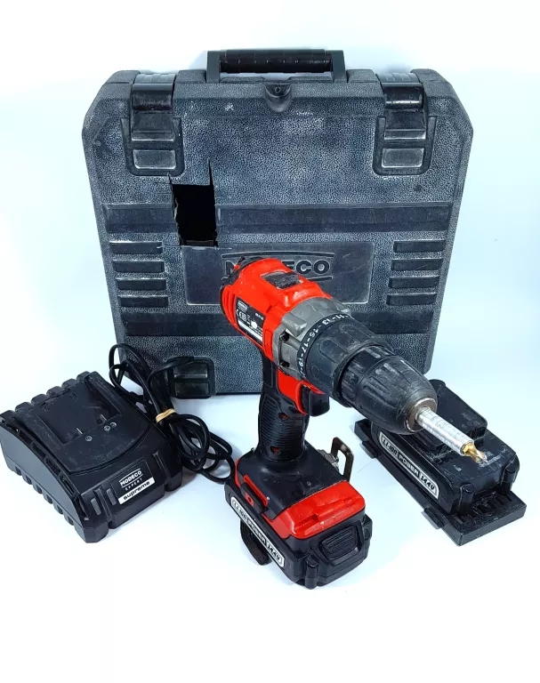 WKRĘTARKO - WIERTARKA MODECO MN 91-101, 2 AKUMULATORY, ŁADOWARKA ...