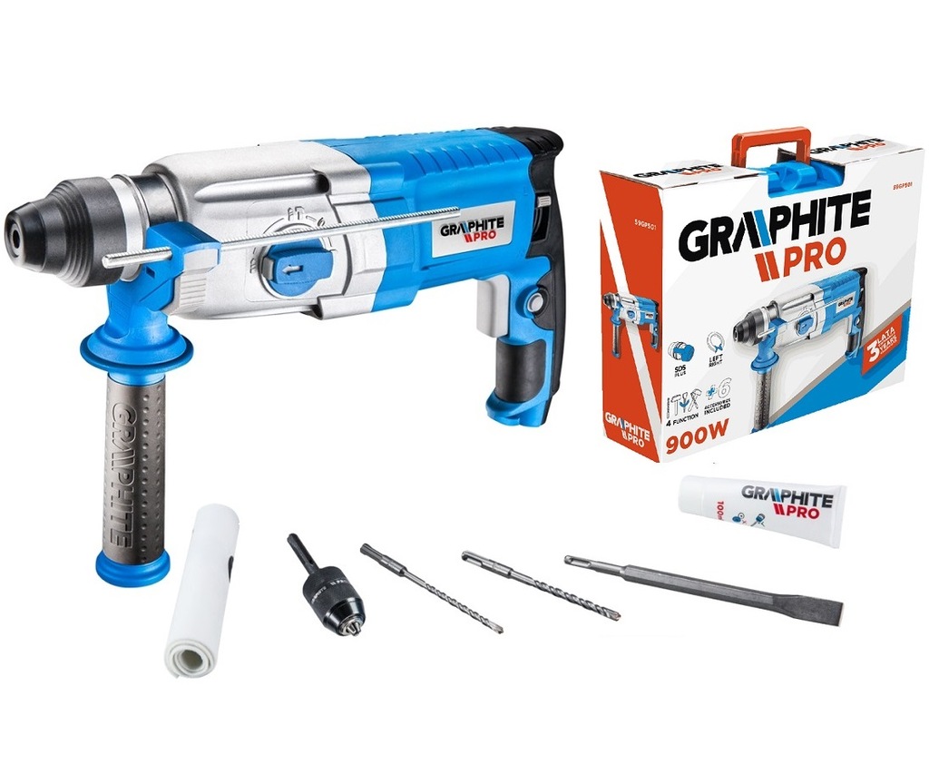 GRAPHITE PRO MŁOTOWIERTARKA 900W 3,2J 59GP501 - 6890858024 - oficjalne ...
