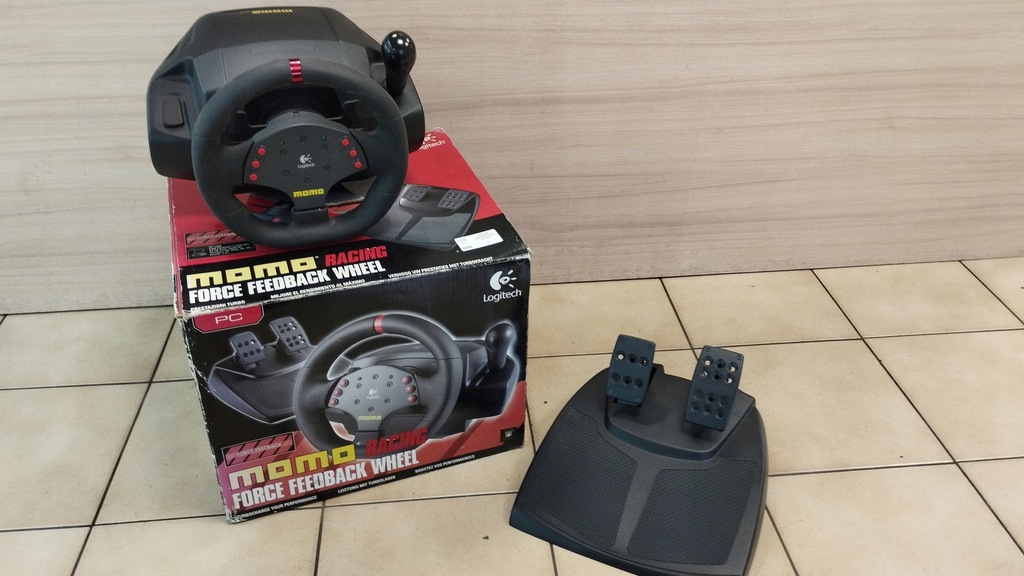 Kierownica Logitech Momo Racing Force E-UH9 - 12687268399 - oficjalne ...