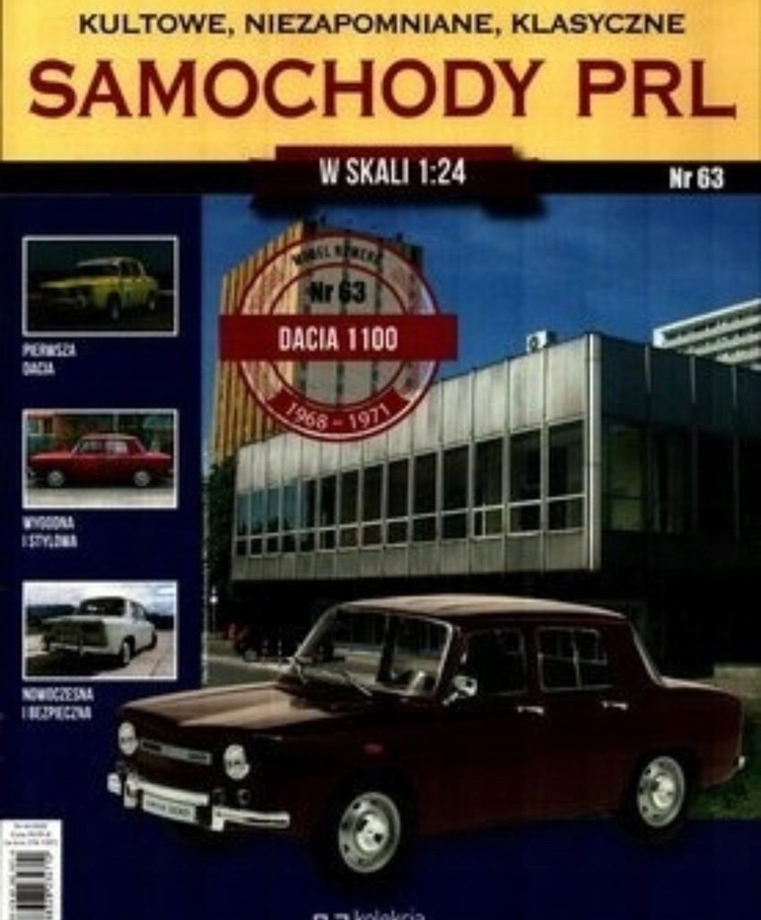 Samochody PRL Hachette 1:24 Dacia 1100 - 12767576500 - oficjalne ...