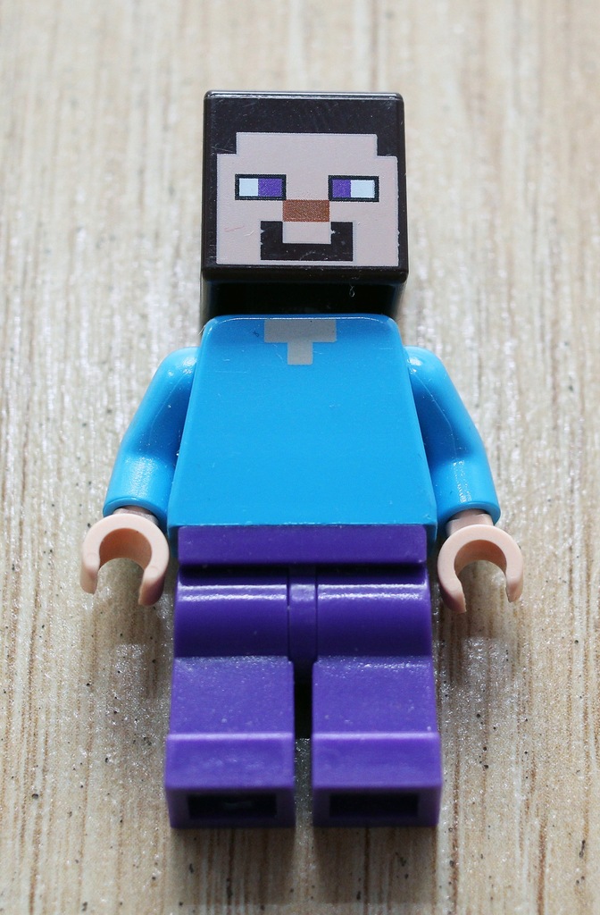 Lego Figurka Ludzik MINECRAFT STEVE - 7856027634 - oficjalne archiwum ...