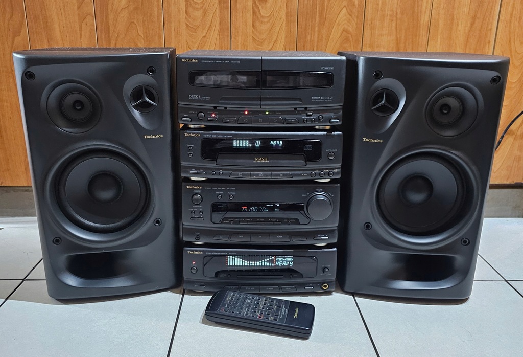 Wieża TECHNICS SA-CH550 | Sprawna | Org. Pilot | Komplet ...