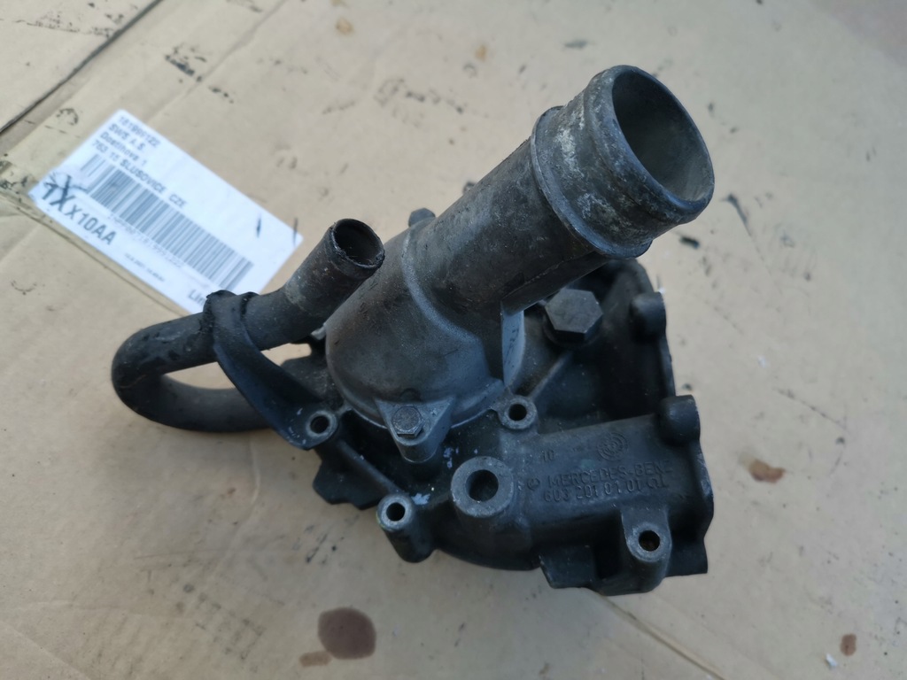 OBUDOWA TERMOSTATU MERCEDES w124 3,0D 6032010101 - 13227970825 ...