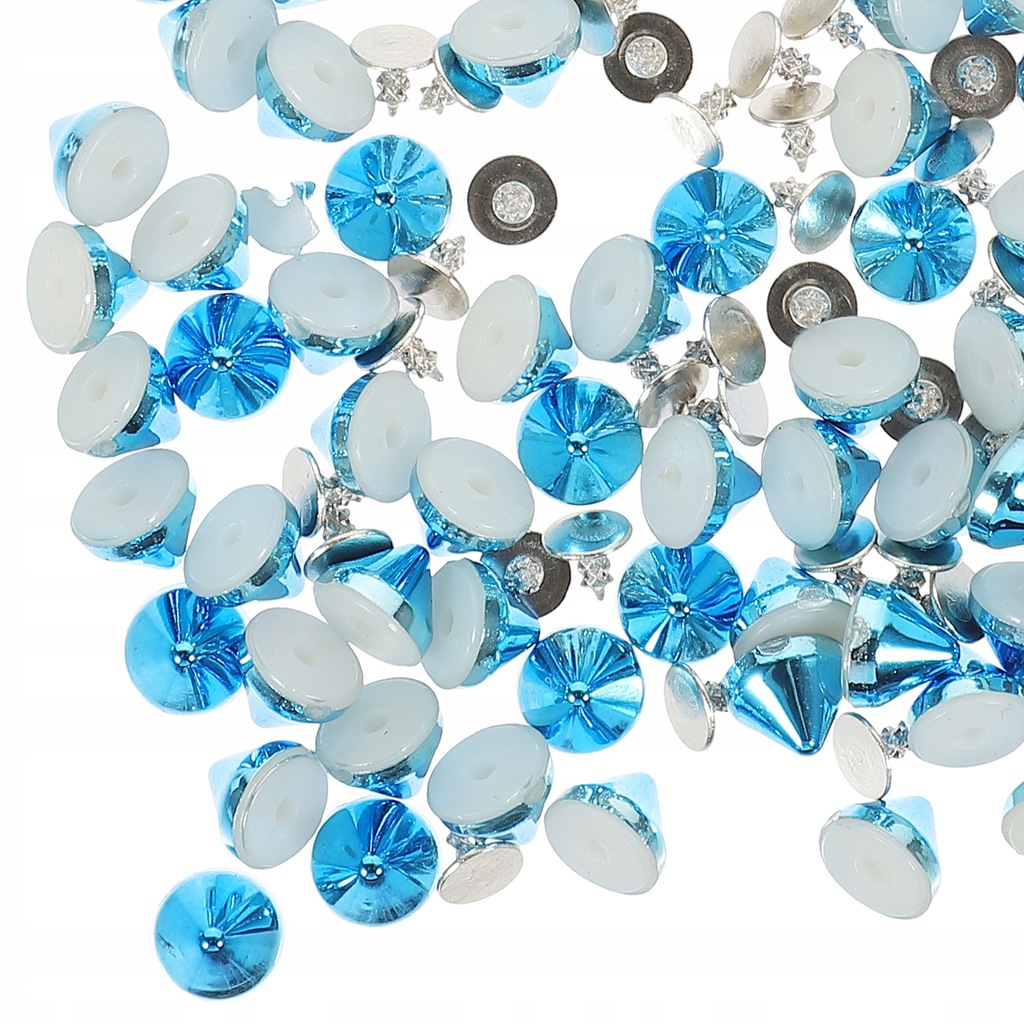 Punk Rivets Plastic Spike Studs Strips 100 Pcs - 14240414578 ...