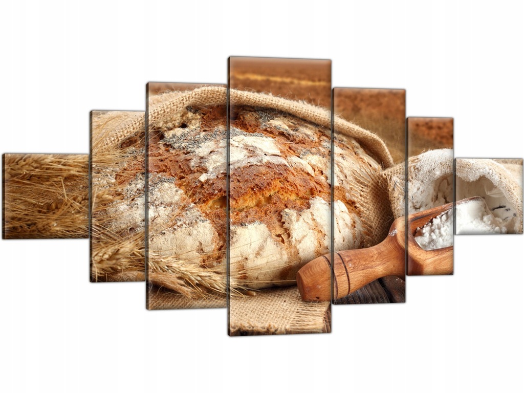 Tryptyk Chleb Zboże 200x100 Obraz do kuchni - 9589852968 - oficjalne ...