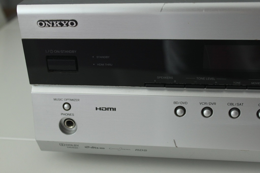 Amplituner Onkyo TX-SR308 5.1 HDMI Pilot Bluetooth - 7908258064 - oficjalne archiwum Allegro