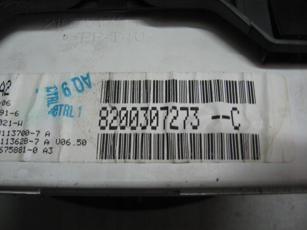 WYŚWIETLACZ OBUDOWA CLIO 3 8200307273C 8200407759 - 11178241524 ...