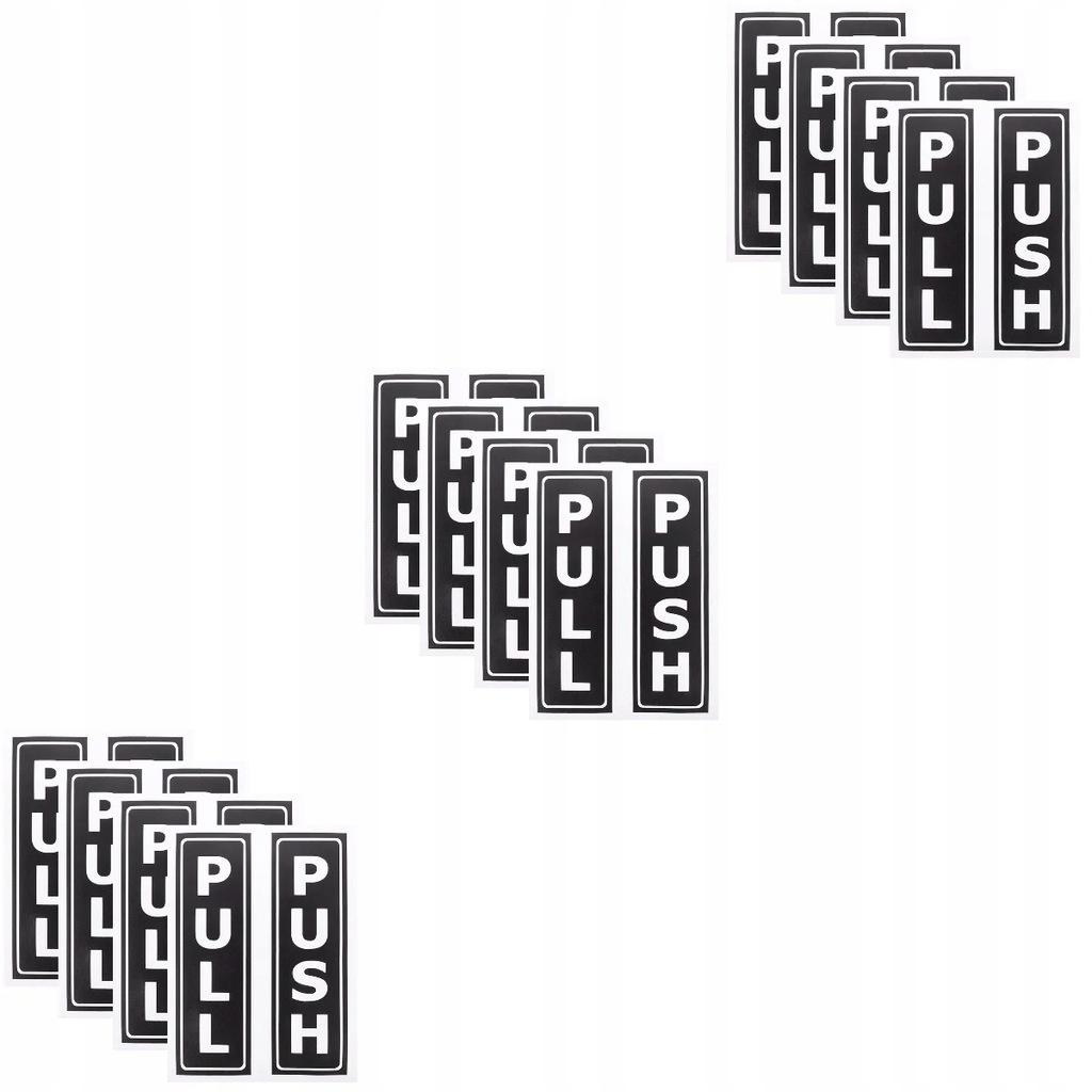 Sliding Door Logo Sticker Pull Push Carved 24 Pcs - 13705131290 ...