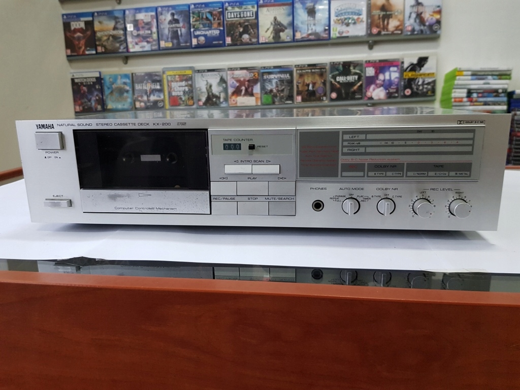 MAGNETOFON KASETOWY YAMAHA KX-200 STAN DOBRY GWR - 11485667684 ...