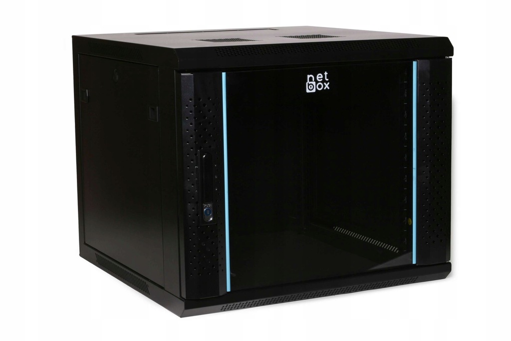 Szafa Rack wisząca NetBox 19'' 9U 600x600mm czarna - 11166288423 ...