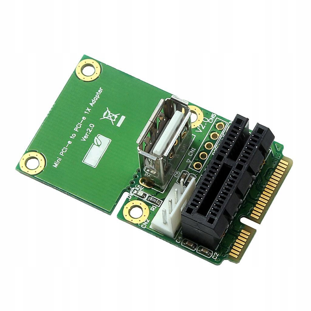 Karta rozszerzeń Mini PCIe na PCI Express 1x - 10994913389 - oficjalne ...