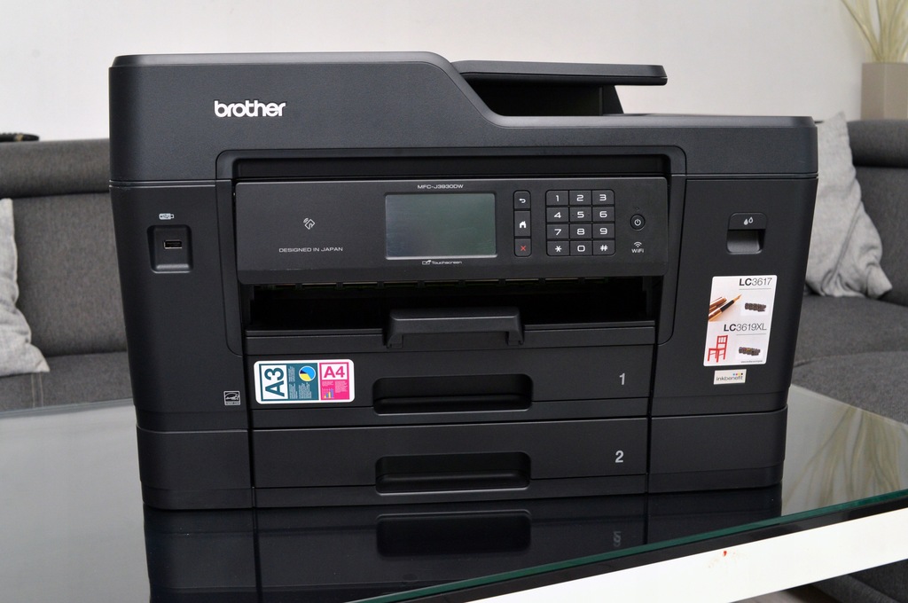 BROTHER MFC-J3930DW A3 DUPLEX A4 ADF 3930 Drukarka - 12172669763 ...