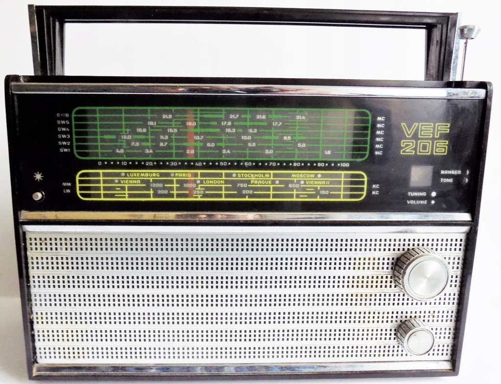 Radio tranzystorowe VEF 206 USSR CCCP używany - 13693665927 - oficjalne ...