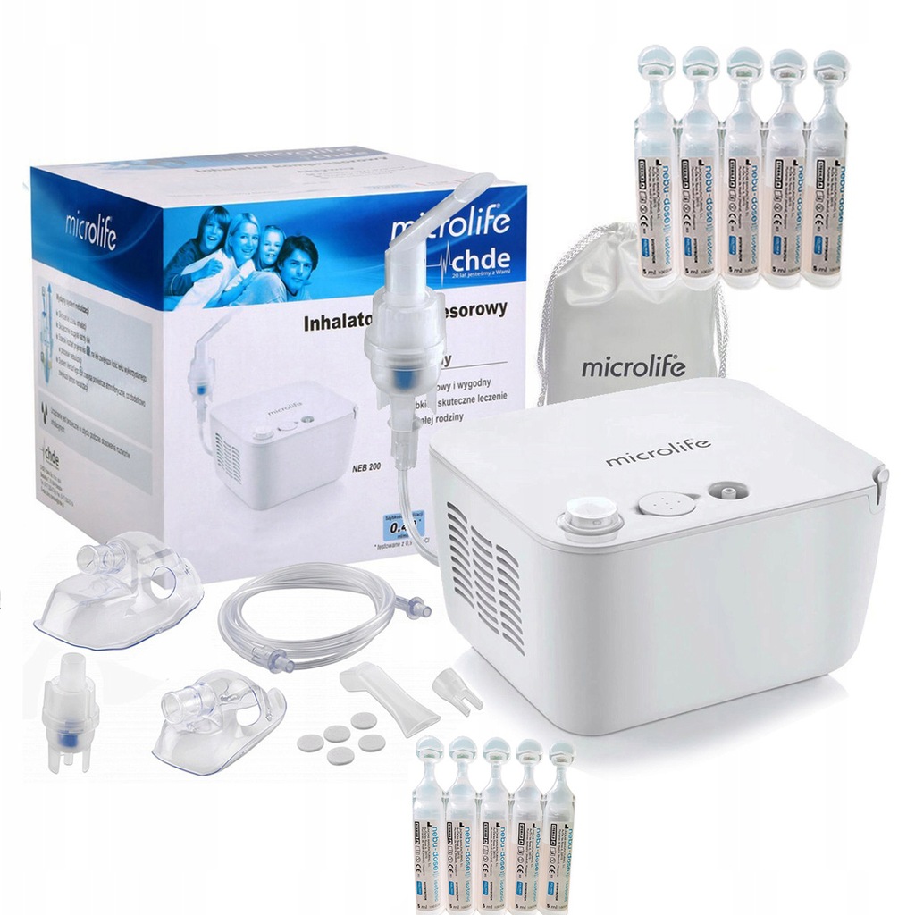 Microlife Inhalator Nebulizator NEB200 + 2 gratisy - 7866242192 ...