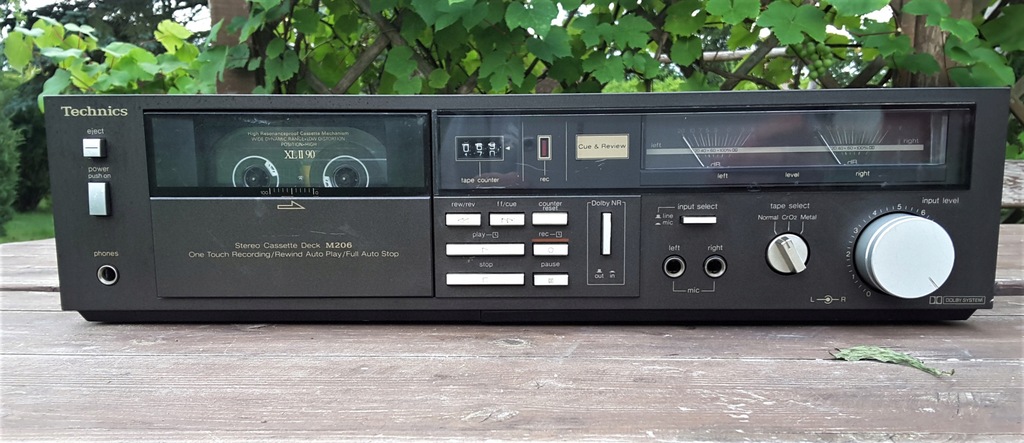 Magnetofon kasetowy Technics RS-M206 czarny - 14266789763 - oficjalne ...