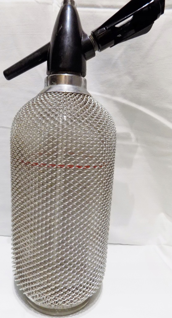 Syfon w srebrnej siateczce na naboje CO2 sprawny - 14702621429 ...