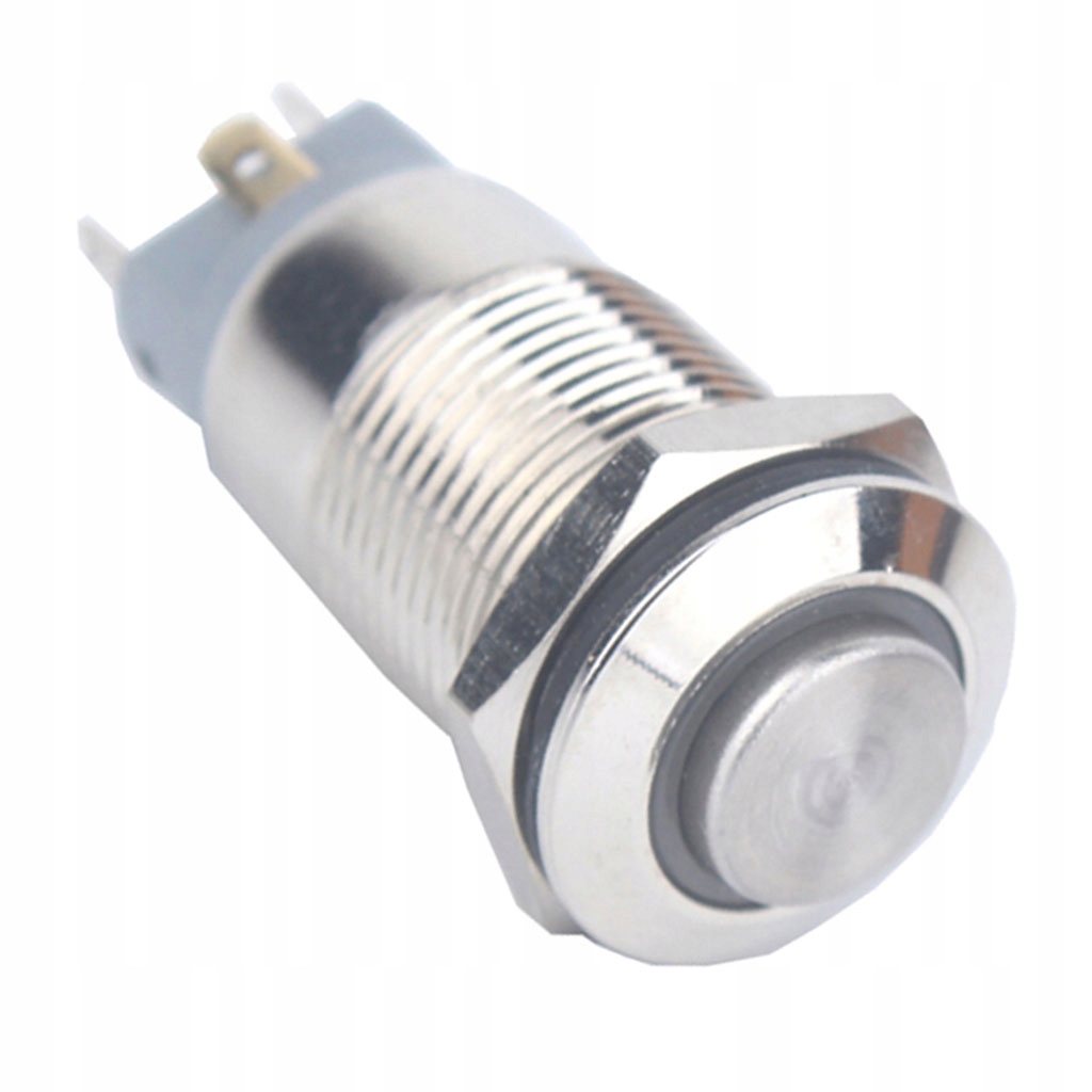 12V Led Lighted Metal Push Button Switch Illuminated 12mm Hight Head ...