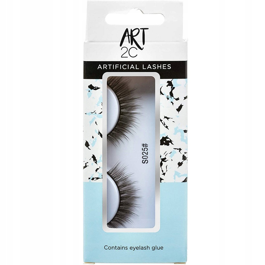 ART 2C SZTUCZNE RZĘSY NA PASKU PARA RZĘS + KLEJ 1G - 12057617680 ...