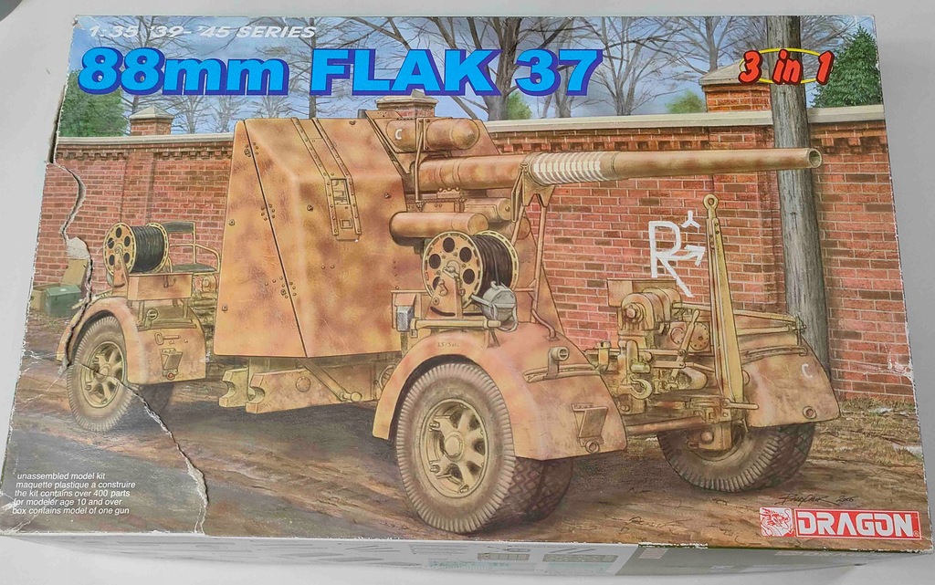 88mm Flak 37 (3 in 1) Dragon 6287 1/35 złom - 13962775095 - oficjalne ...
