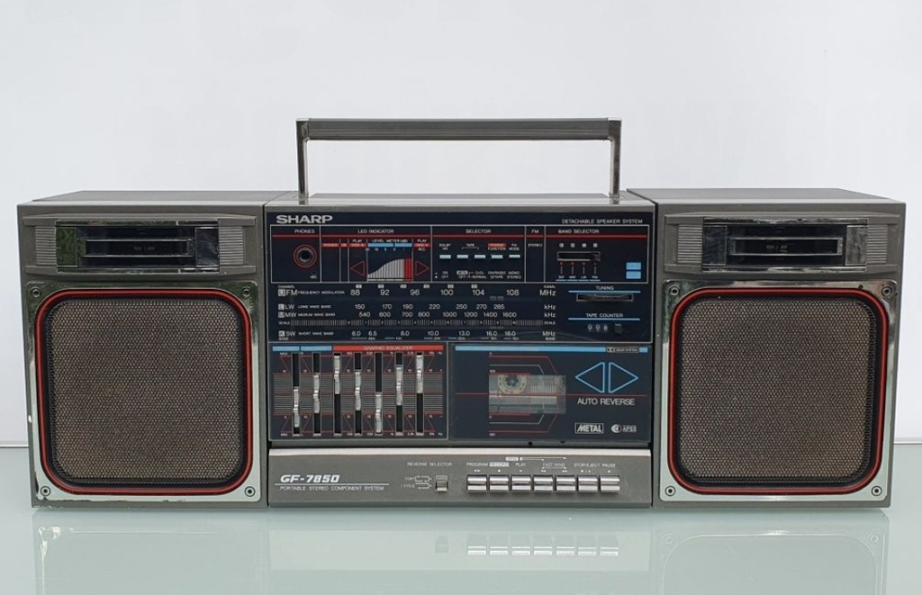 Radiomagnetofon Sharp GF 7850 vintage - 13686631662 - oficjalne ...
