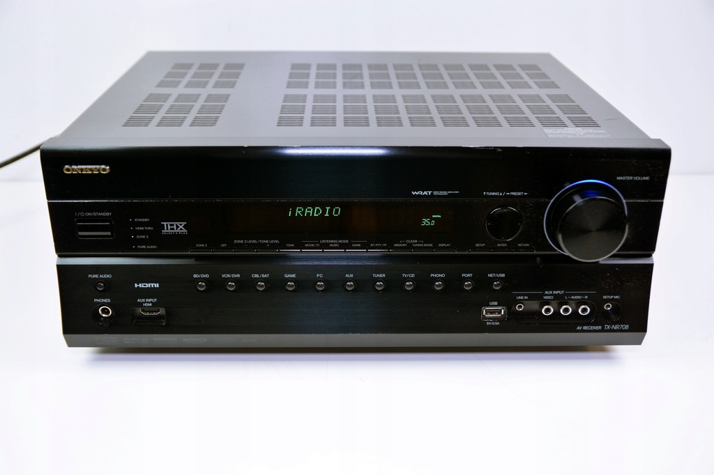 Amplituner Onkyo TX-NR708 - 11330219960 - oficjalne archiwum Allegro