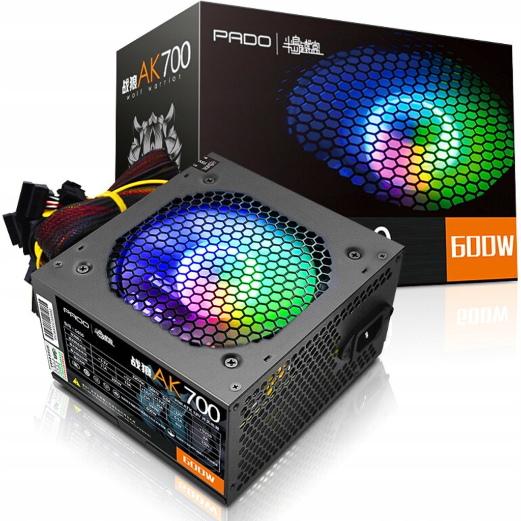 DarkFlash Aigo Ak700 Zasilacz Atx Do Komputera 700w Led Argb 140x150 - 15745851349 - oficjalne ...