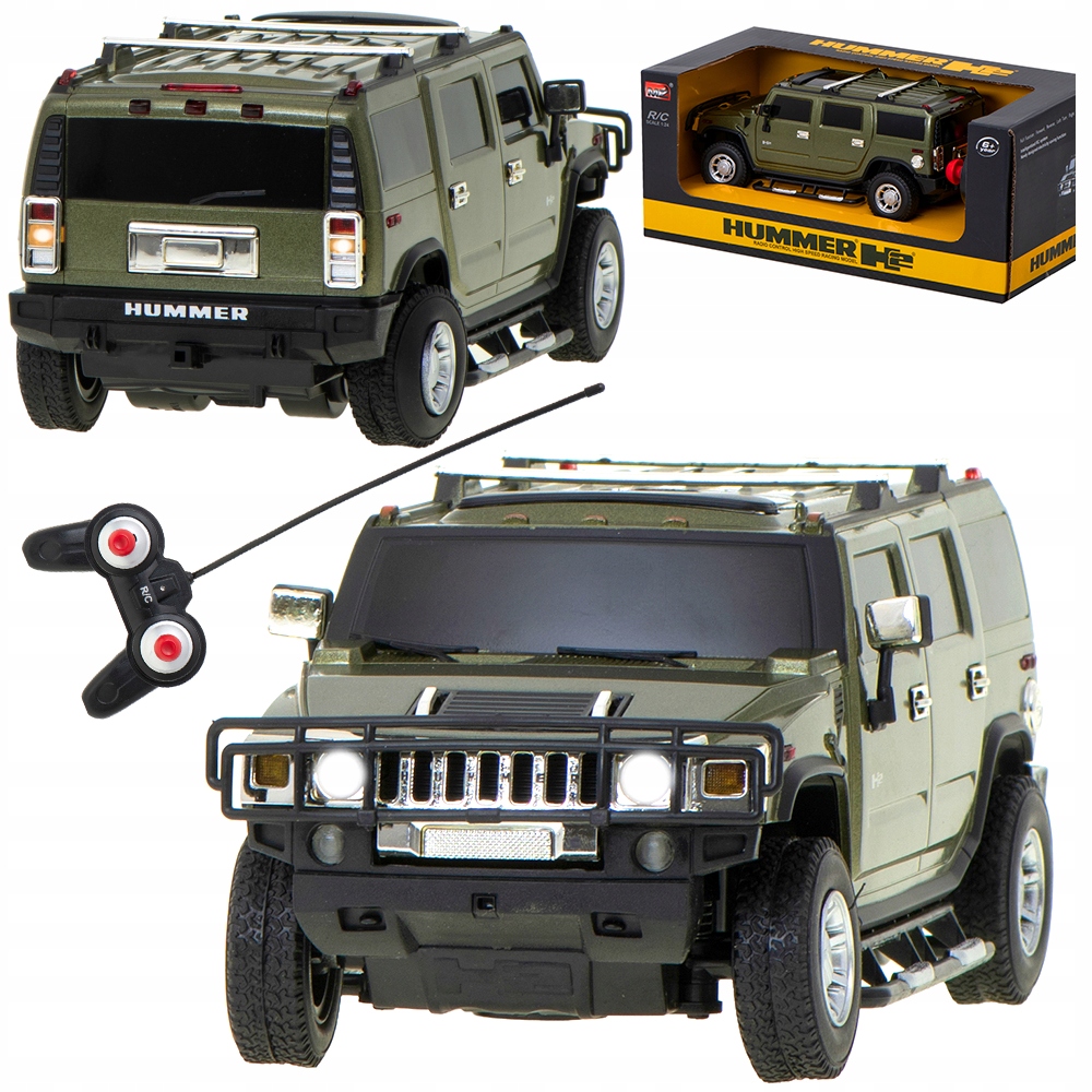 SAMOCHÓD RC HUMMER H2 ZDALNIE STEROWANY PILOT AUTO - 10790588470 ...