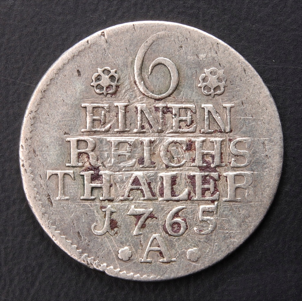 ANK NIEMCY FRYDERYK II 6 EINEN THALER 1765 A - 12586986354 - oficjalne ...