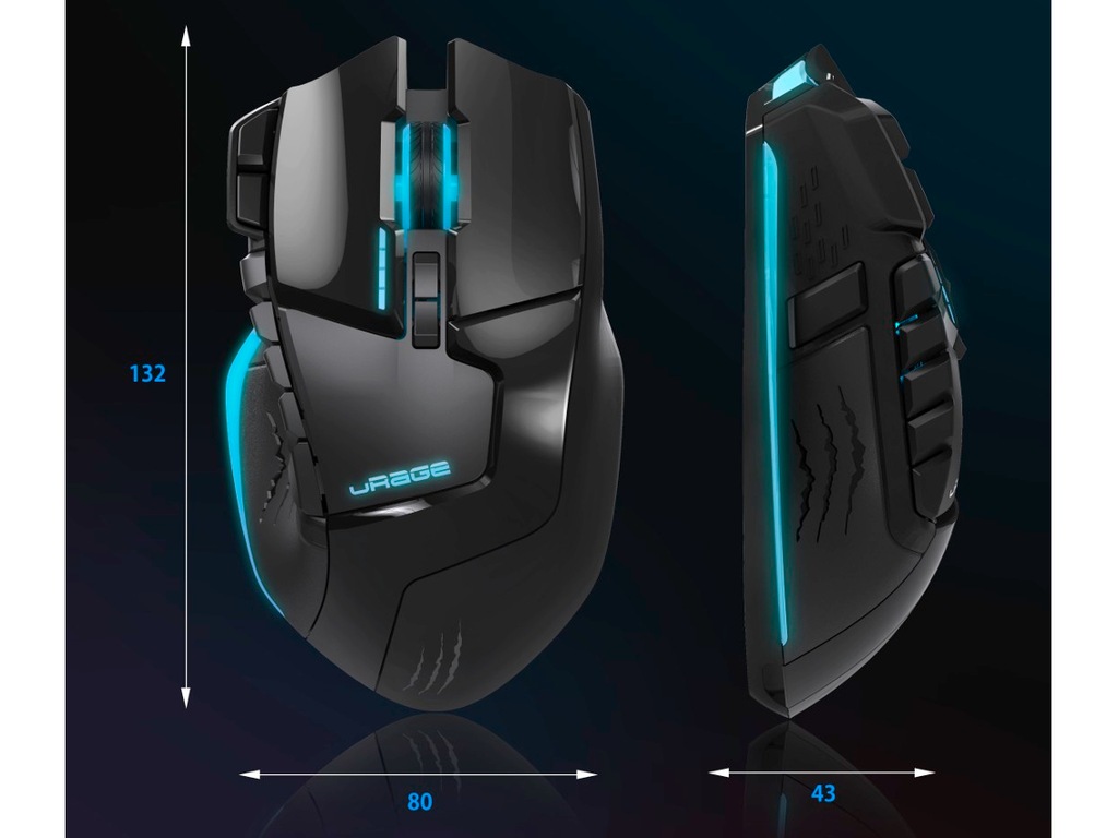 HAMA uRAGE REAPER REV Mysz laserowa DLA GRACZY - 7436676689 - oficjalne ...