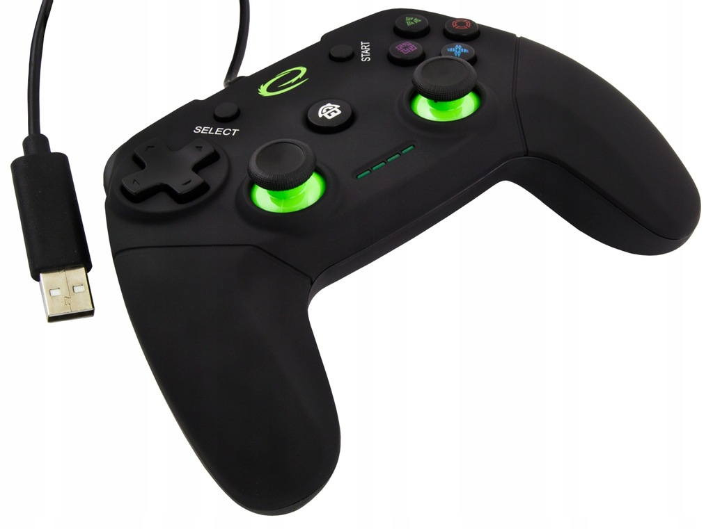 GAMEPAD PAD do PS3 PC GAMINGOWY USB ANALOG DO GIER - 9101057319 ...