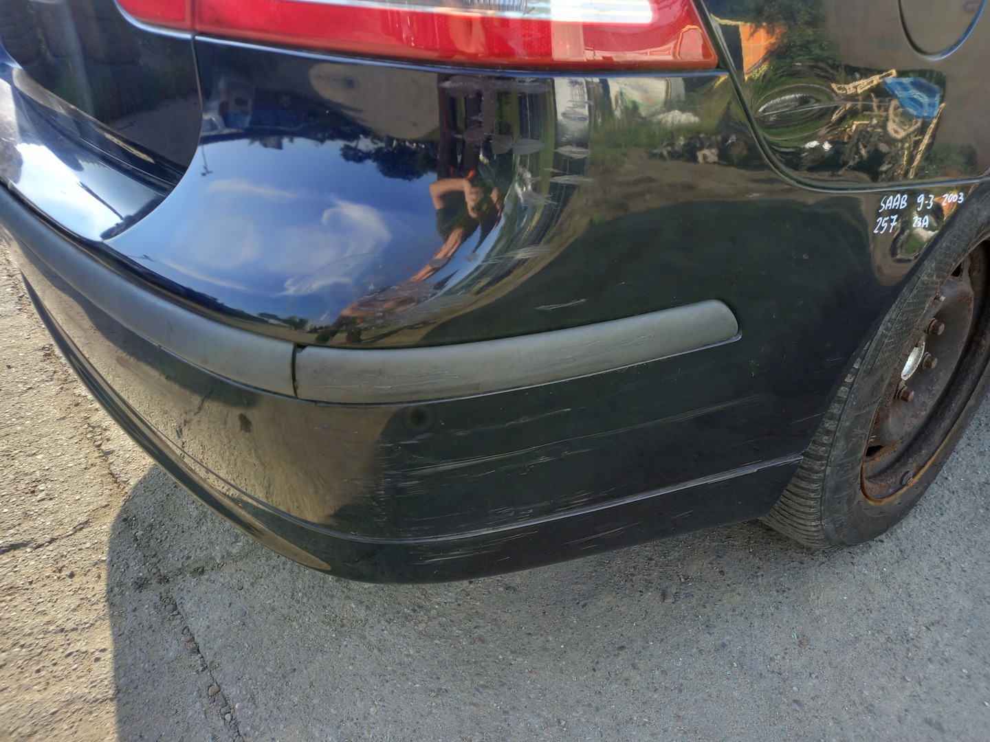 Saab 9-3 ii bumper rear rear rear 257 - Best Price in XDALYS