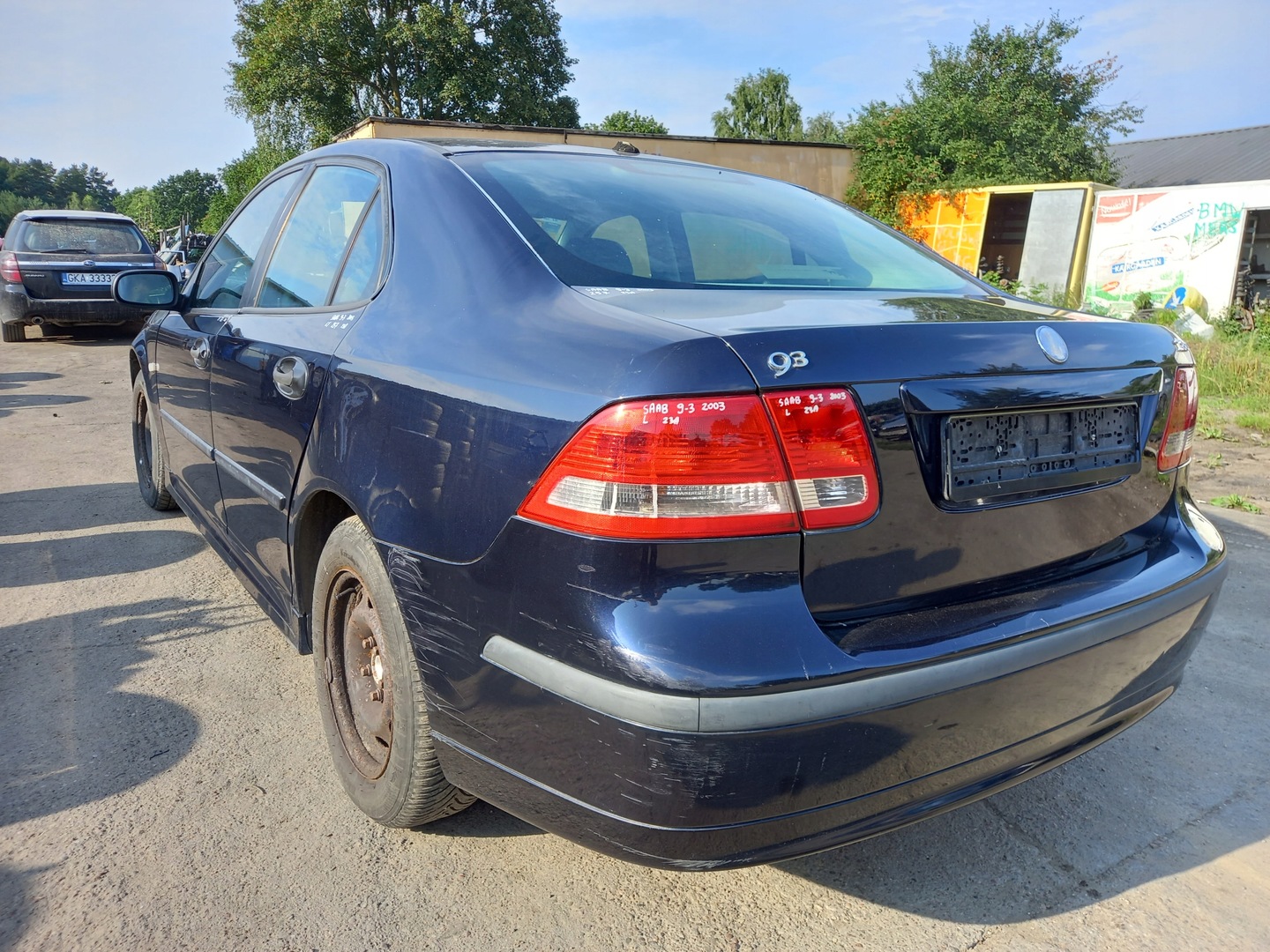 Saab 9-3 ii bumper rear rear rear 257 - Best Price in XDALYS