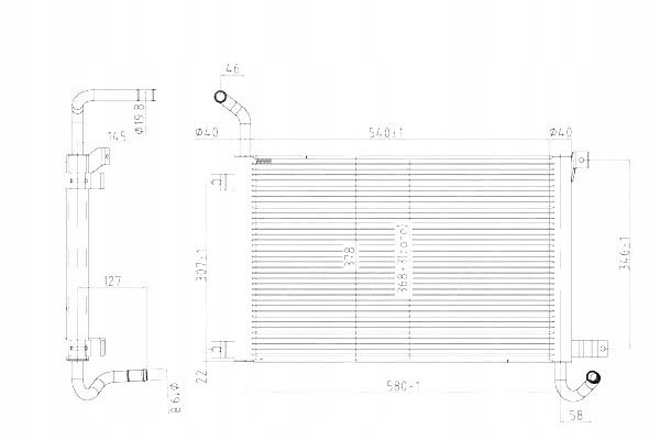 Nrf 50144 radiator cooling system engine cheap | Shop online XDALYS