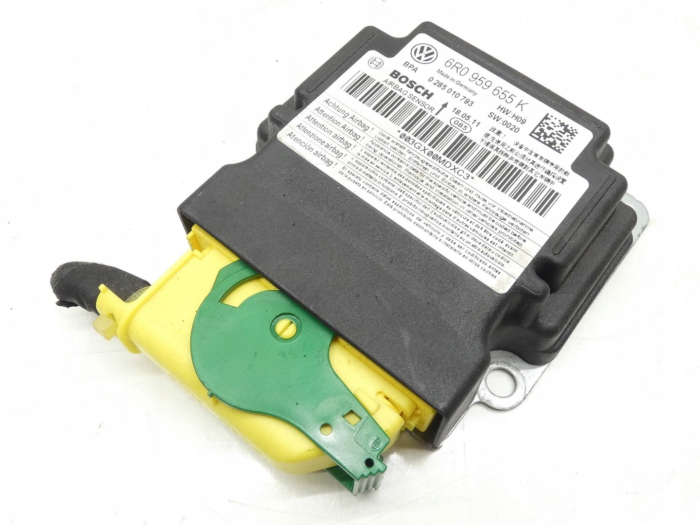 Module sensor computer airbag vw polo 6r skoda fabia ii 6r0959655k ...