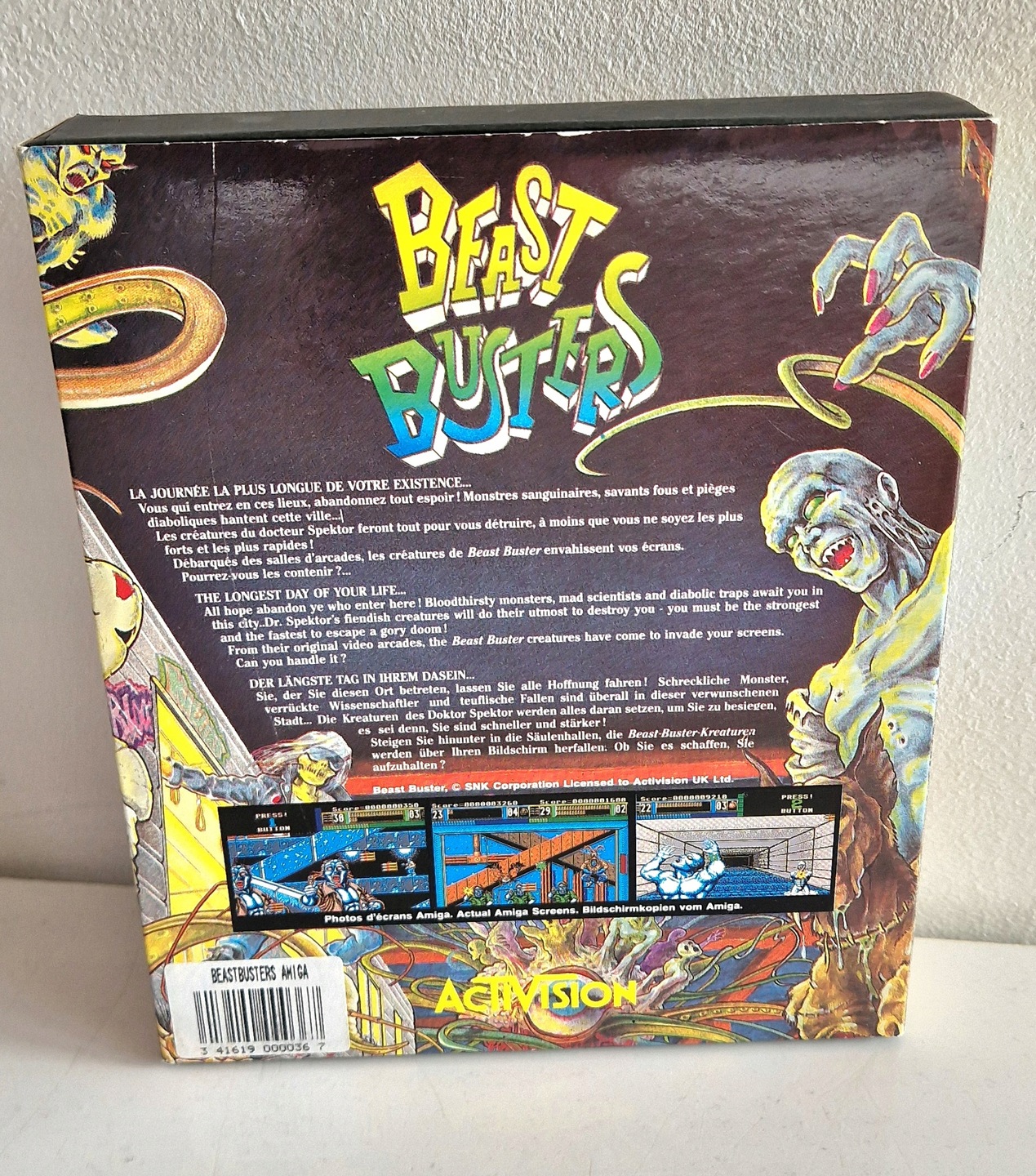 Shadow of the beast 2 amiga box - купить в DARSTAR