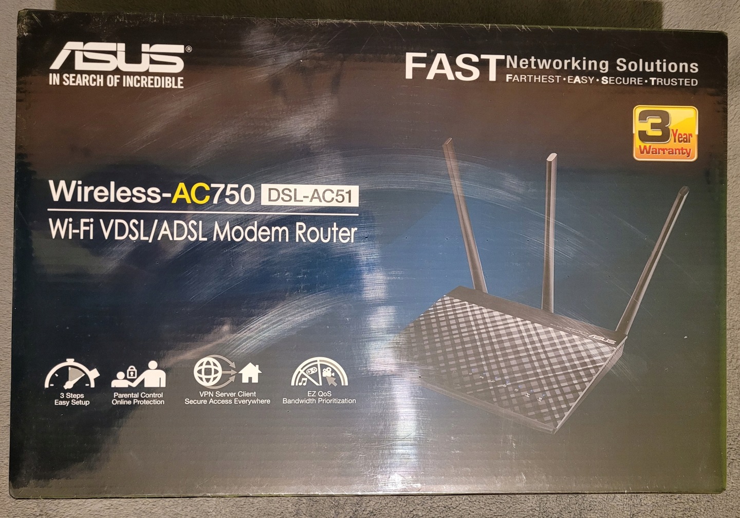 Роутер asus dsl-ac51 adsl/vdsl ac750 1xwan 2xlan - купить в DARSTAR