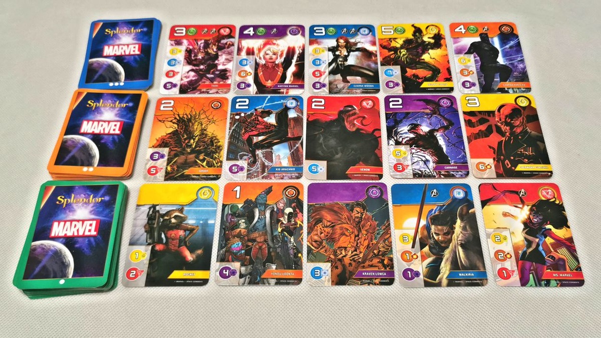 Splendor Marvel – recenzja gry planszowej - Allegro.pl