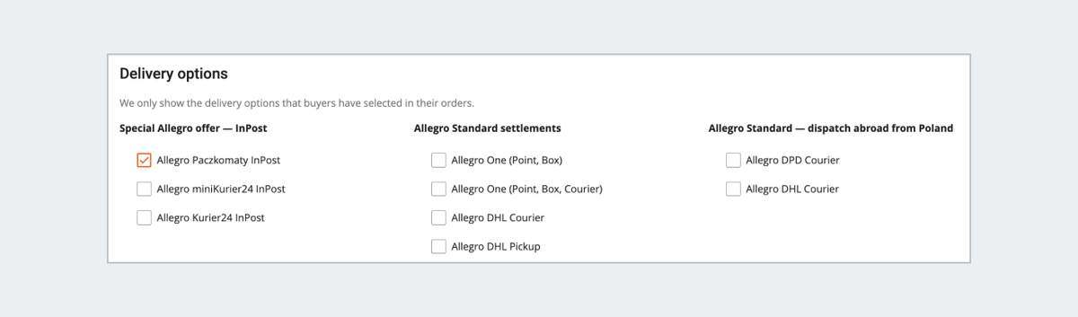 Allegro InPost配送是什么 - 在波兰Allegro上销售 - 帮助中心 - Allegro.pl
