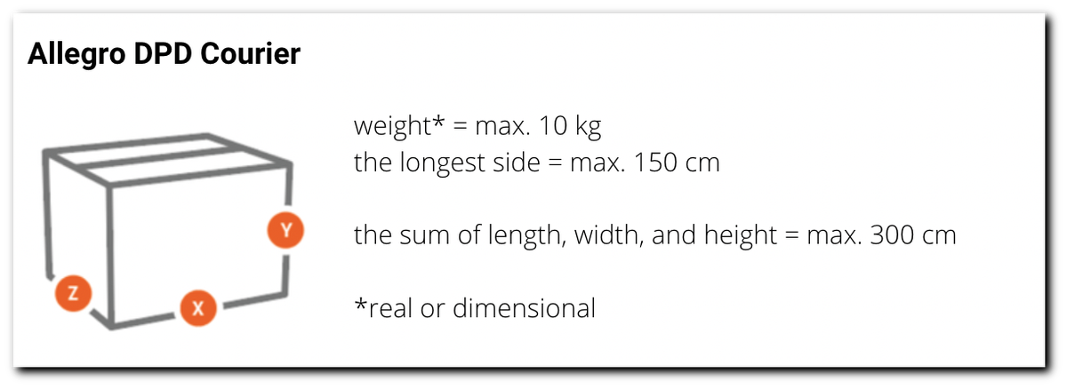 Allegro DPD courier - information For Sellers – DPD delivery options ...