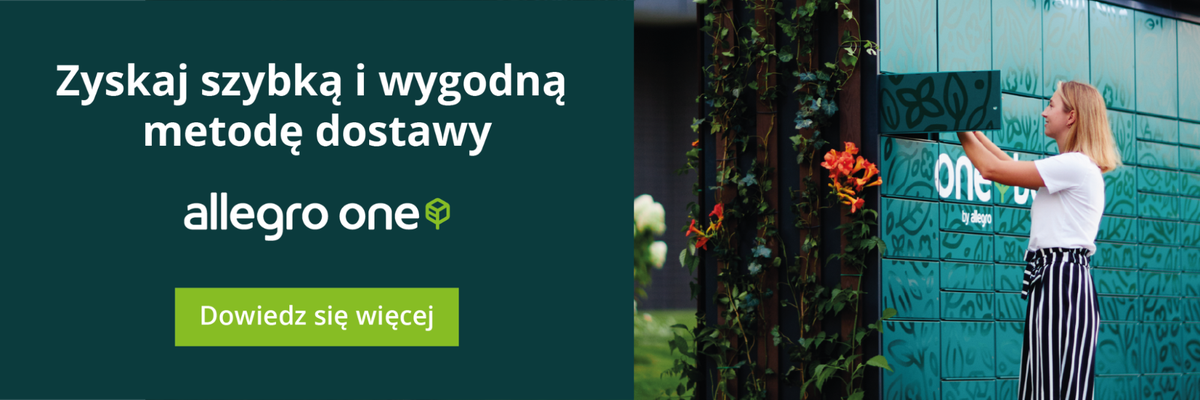 Udostępnij metodę dostawy Allegro One (Punkt, Box) i przyciągnij do swoich ofert jeszcze więcej ...