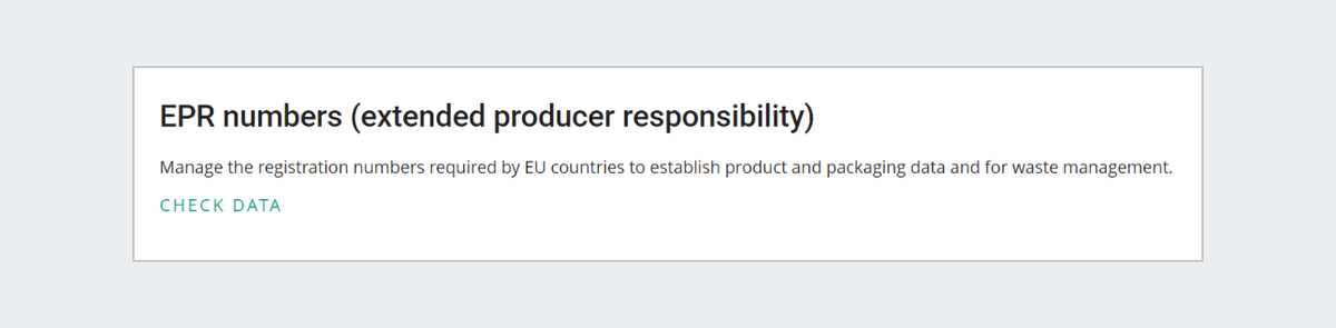 Extended producer responsibility - information for sellers – Rules and ...