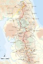 Walking the Pennine Way Map Booklet: 1:25,000 OS Route Mapping Paddy ...