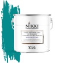 RENOVAČNÁ FARBA NA PODLAHY PROTIŠMYKOVÁ MODRÁ TYRKYSOVÁ 5018 2,5 L za ...