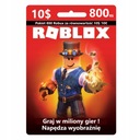 ROBLOX 800 ROBUX | KARTA | GIFT CARD 800RS | KOD PL | 17078361098 ...