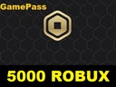 ROBLOX GAMEPASS ROBUX 5000 SZTUK 5000RS 5K ROBUXÓW ROBUXY GP - Stan ...