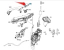 ZAŚLEPKA PRZY KLAMCE ZEW MERCEDES 149U ROZETA LEWA A09976617009149 ...